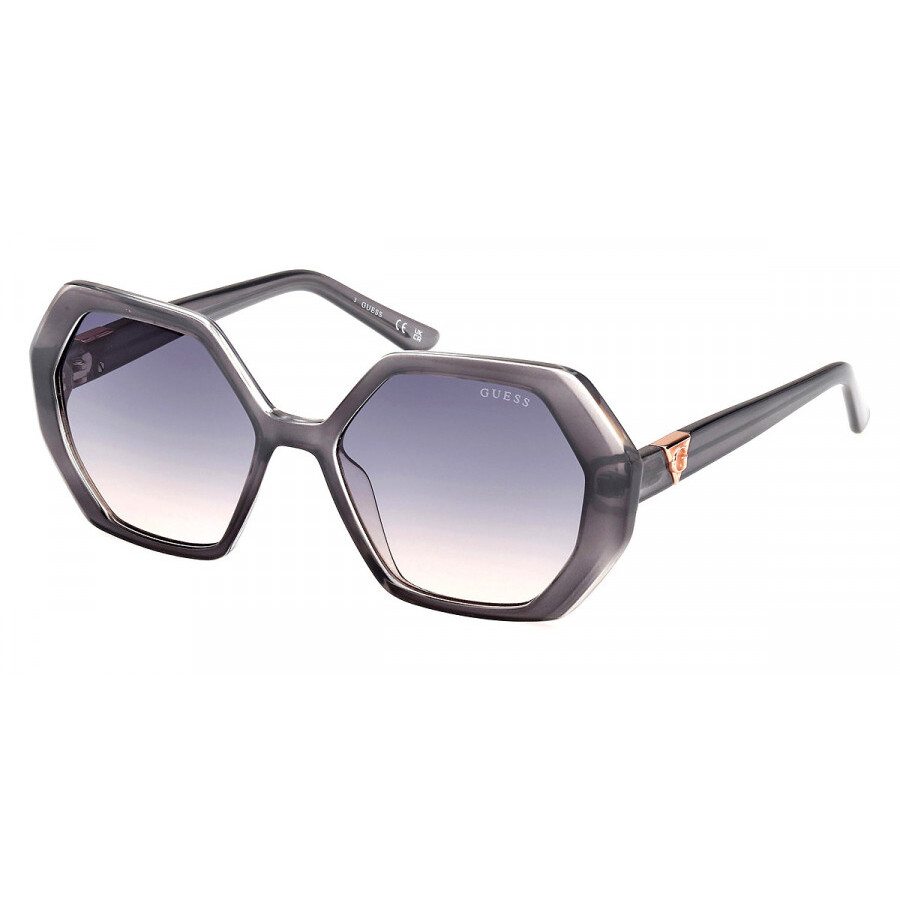 Guess Blue Gradient Geometric Ladies Sunglasses GU7879 20W 54 ...