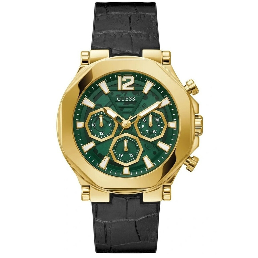 Guess Edge Quartz Green Dial Men's Watch GW0492G3 091661530531 ...