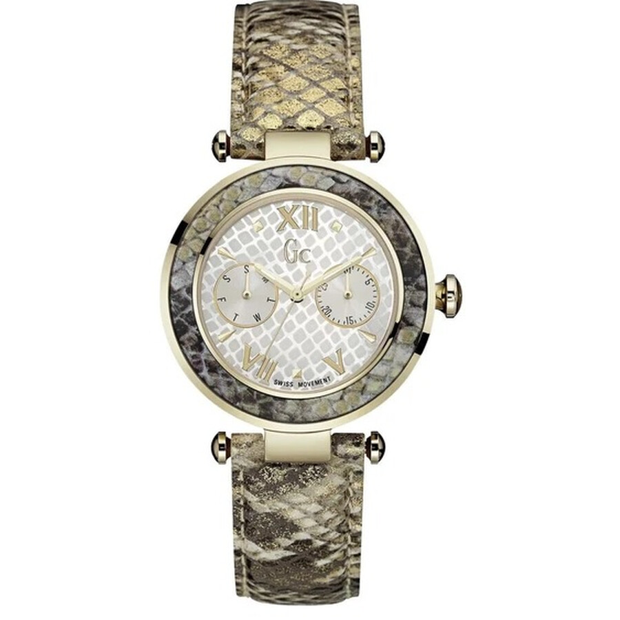 Guess GC Quartz White Dial Ladies Watch GCY09003L1 004022001977 - Guess, Gc - Jomashop
