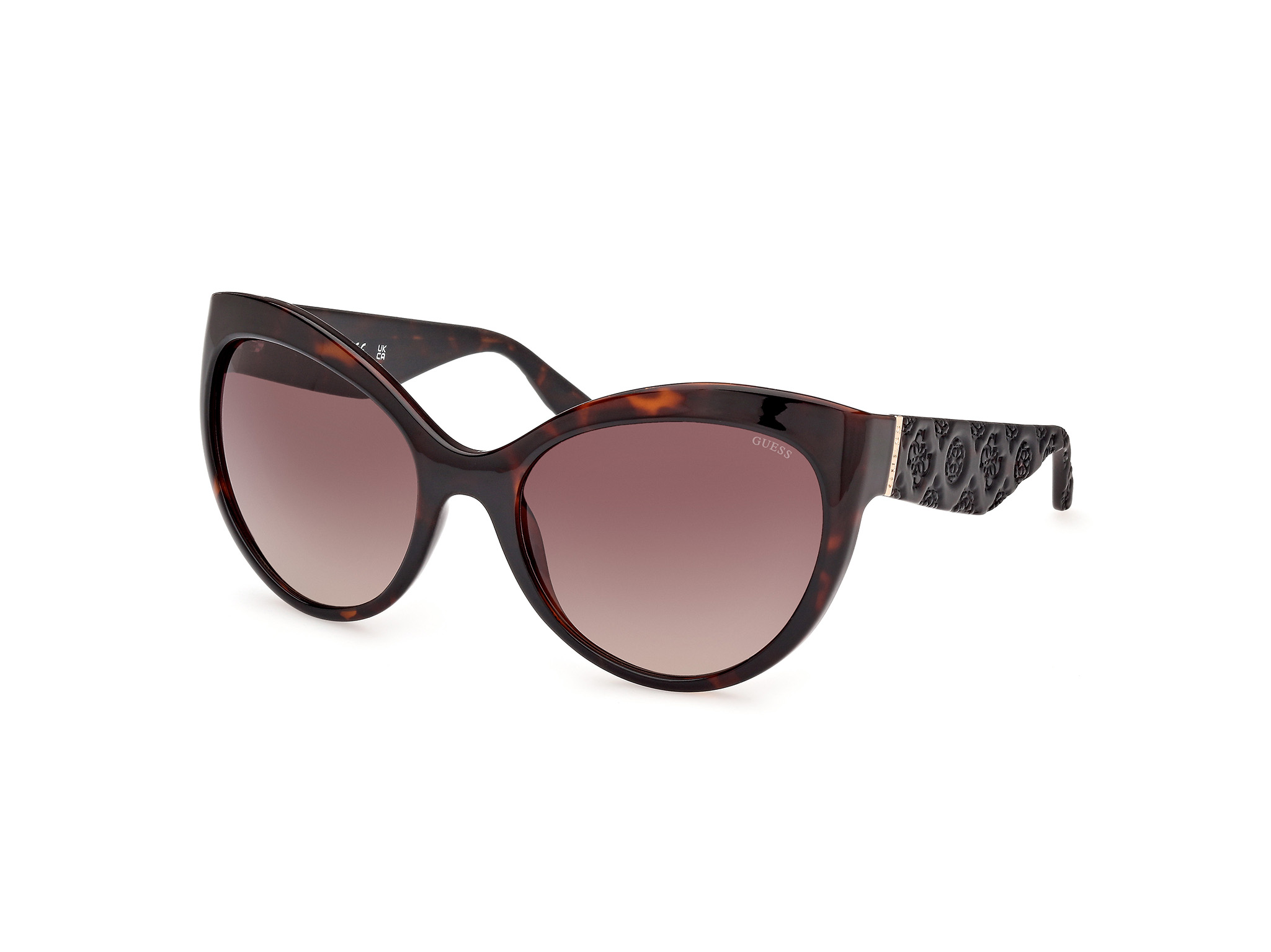 Guess Gradient Brown Butterfly Ladies Sunglasses GU00130 52F 61 ...