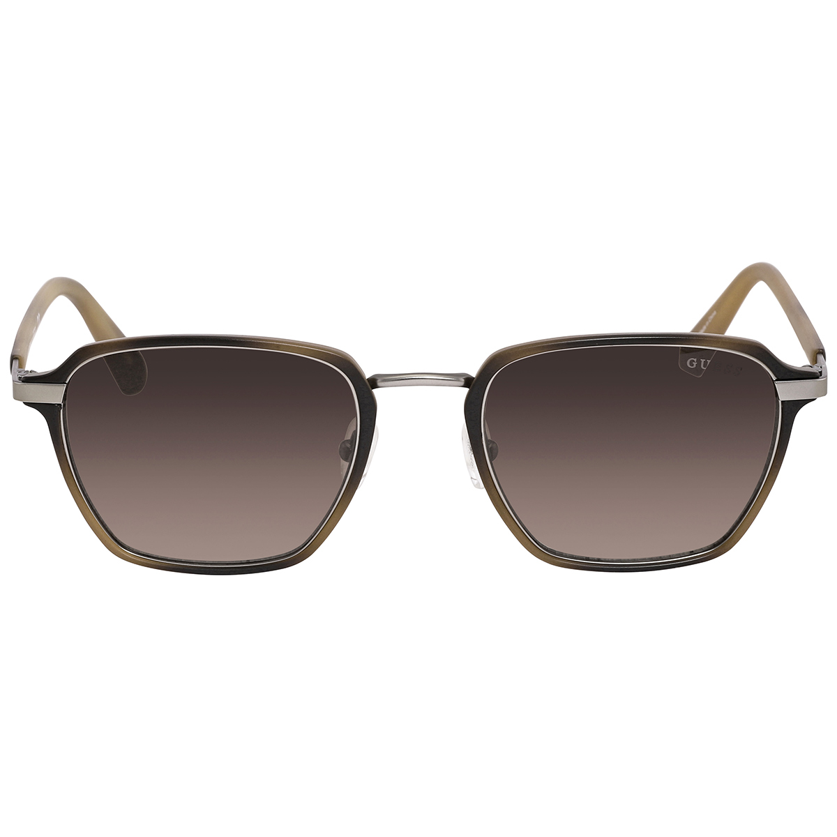 Guess Gradient Brown Square Men's Sunglasses GU00030 53F 53 ...