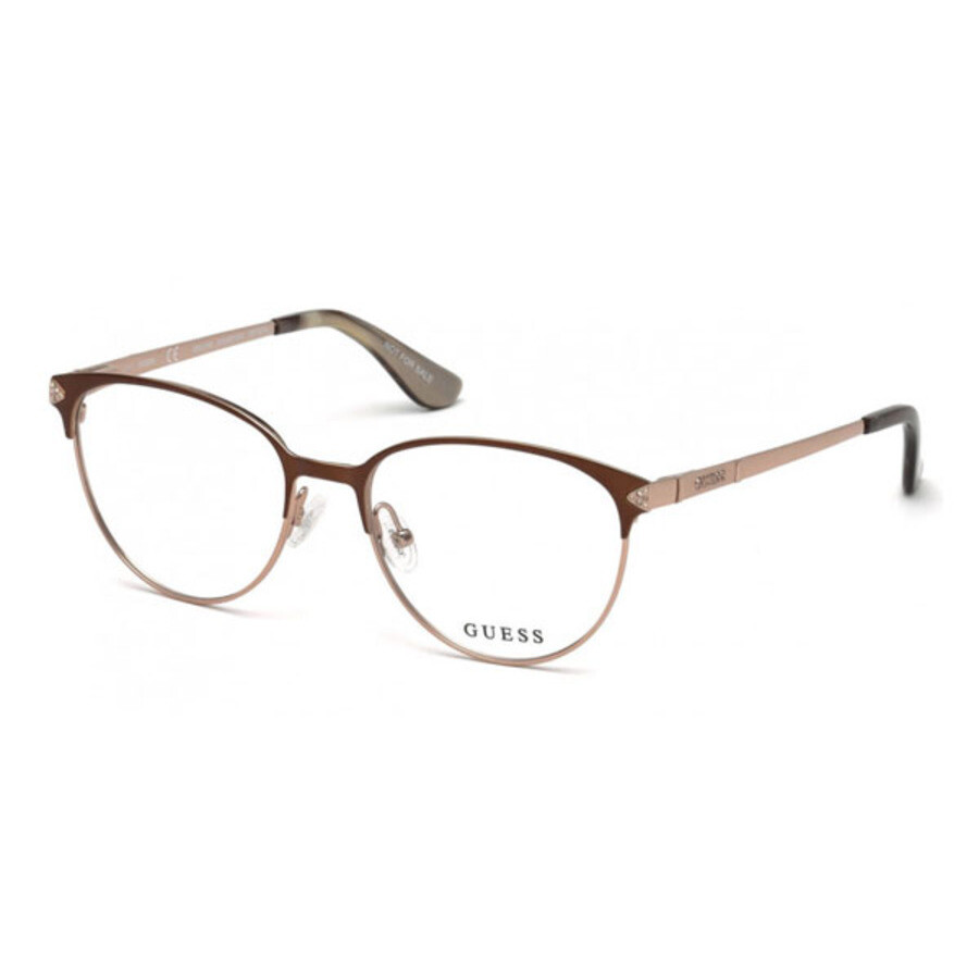 Guess Ladies Brown Round Eyeglass Frames GU2633-S04952 664689877195 ...
