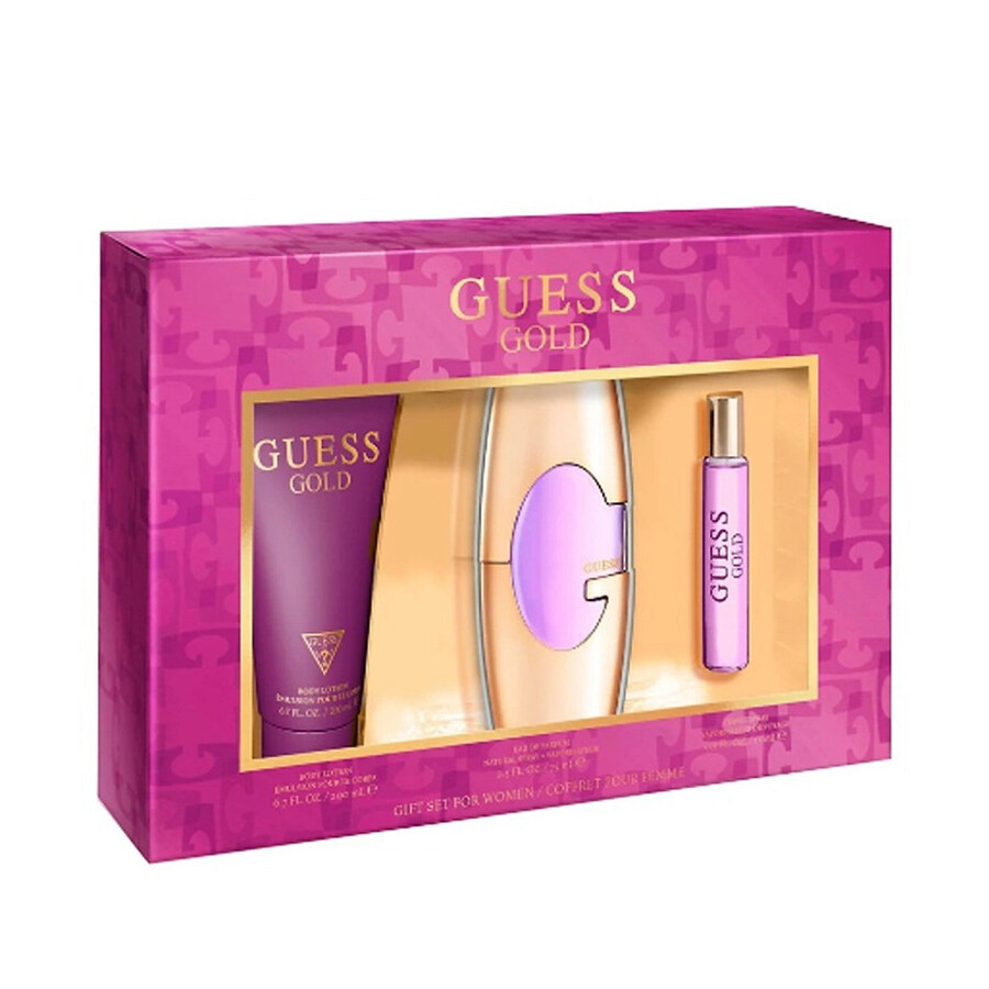 Guess Ladies Gold Gift Set Fragrances 085715327987 - Fragrances ...