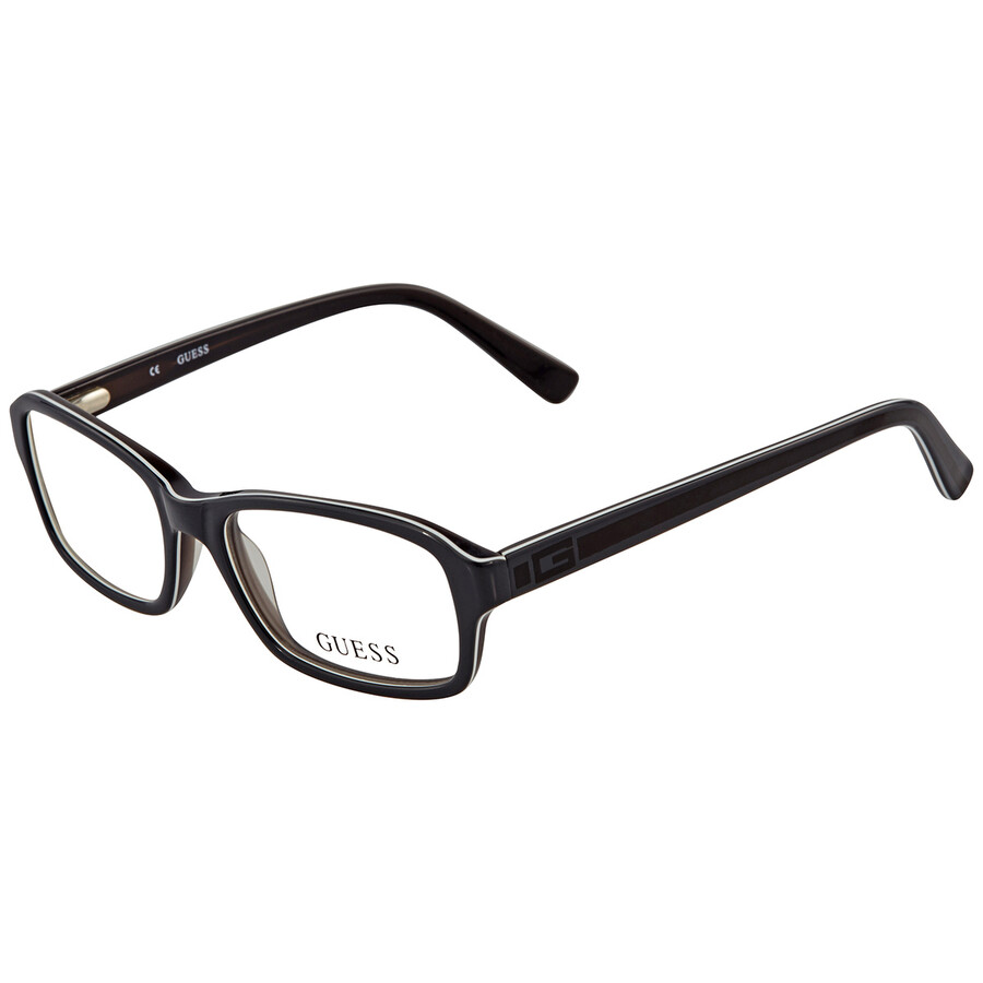 Guess Ladies Grey Rectangular Eyeglass Frames GU9117(GU9117)I6748 ...