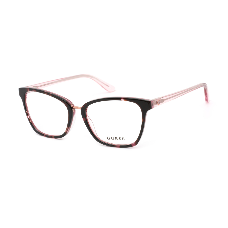 Guess Ladies Pink Rectangular Eyeglass Frames GU273307453 889214064950 ...
