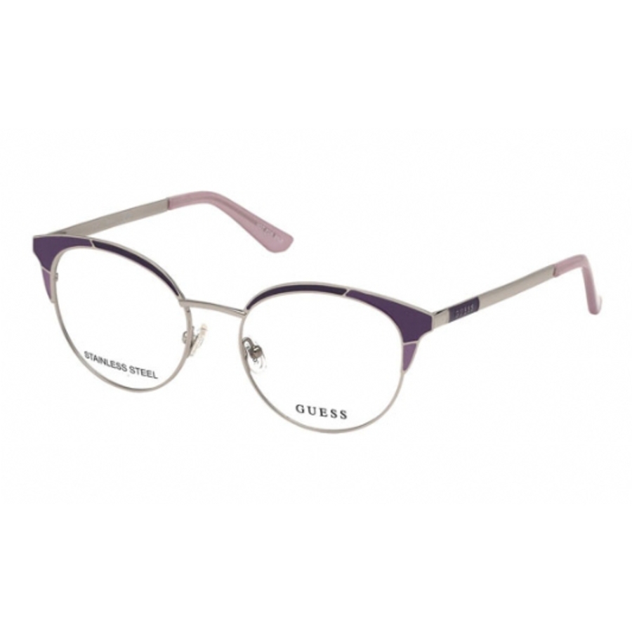Guess Ladies Purple Square Eyeglass Frames GU269408352 664689994205 ...