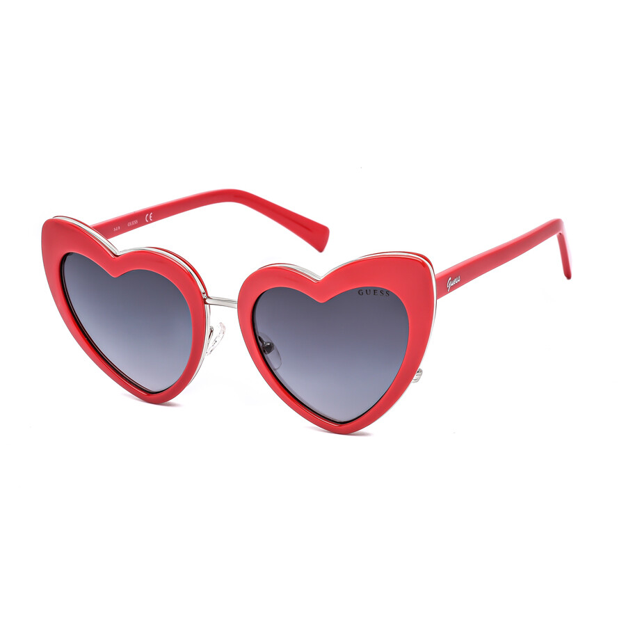 Guess Ladies Red Oval Sunglasses GF6116 66B 55 889214174772 ...