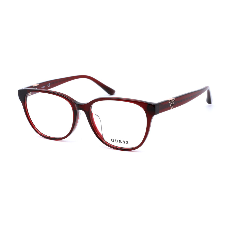 Guess Ladies Red Rectangular Eyeglass Frames GU2865-D06954 889214259875 ...