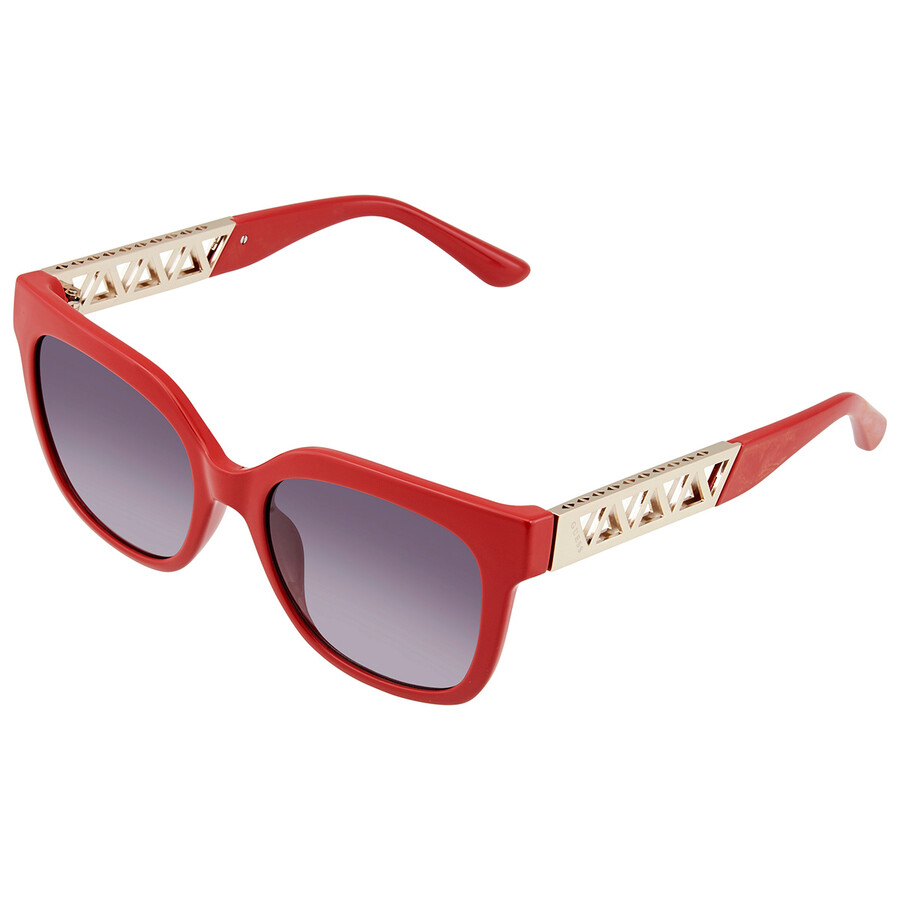 Guess Ladies Red Square Sunglasses GU769166B54 889214148636 ...