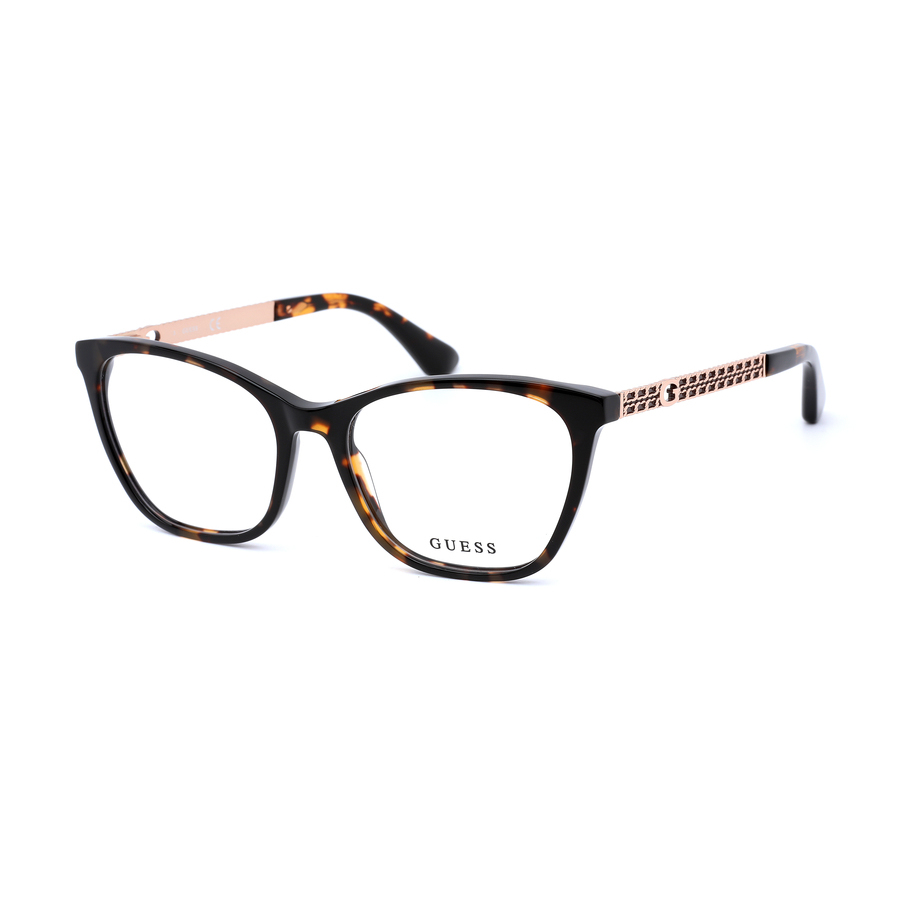 Guess Ladies Tortoise Cat Eye Eyeglass Frames GU288205255 889214311061 ...