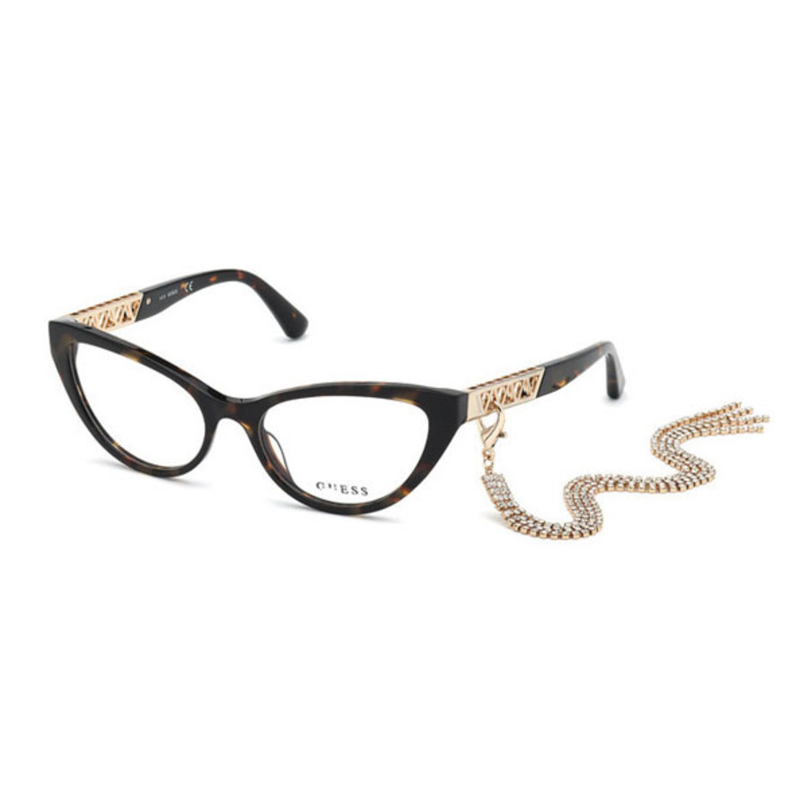 Guess Ladies Tortoise Round Eyeglass Frames GU278305254 889214145611 ...