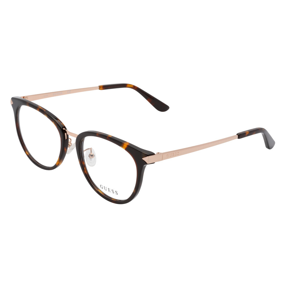 Guess Ladies Tortoise Square Eyeglass Frames GU2772-D05253 889214117670 ...