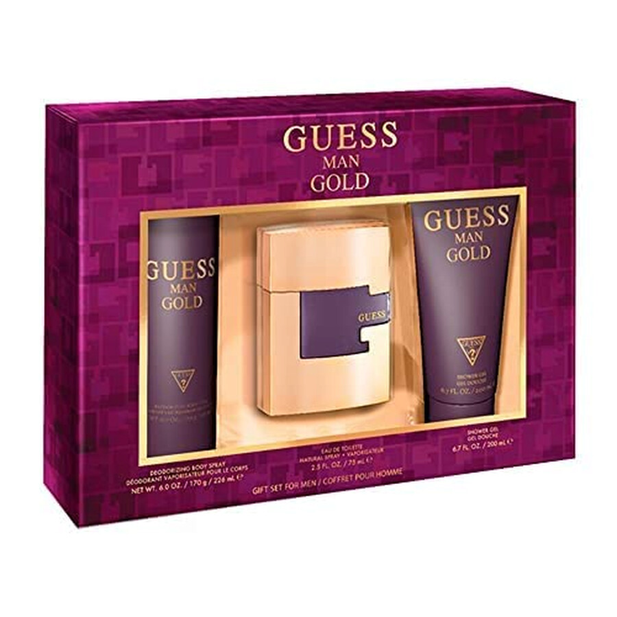 Guess Men's Gold Gift Set Fragrances 0 85715327994 085715327994 ...