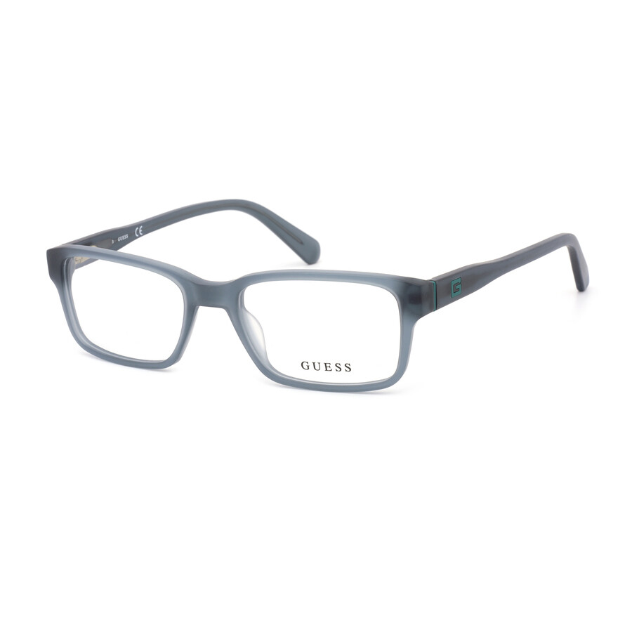 Guess Men's Grey Rectangular Eyeglass Frames GU190602053 889214010179 ...