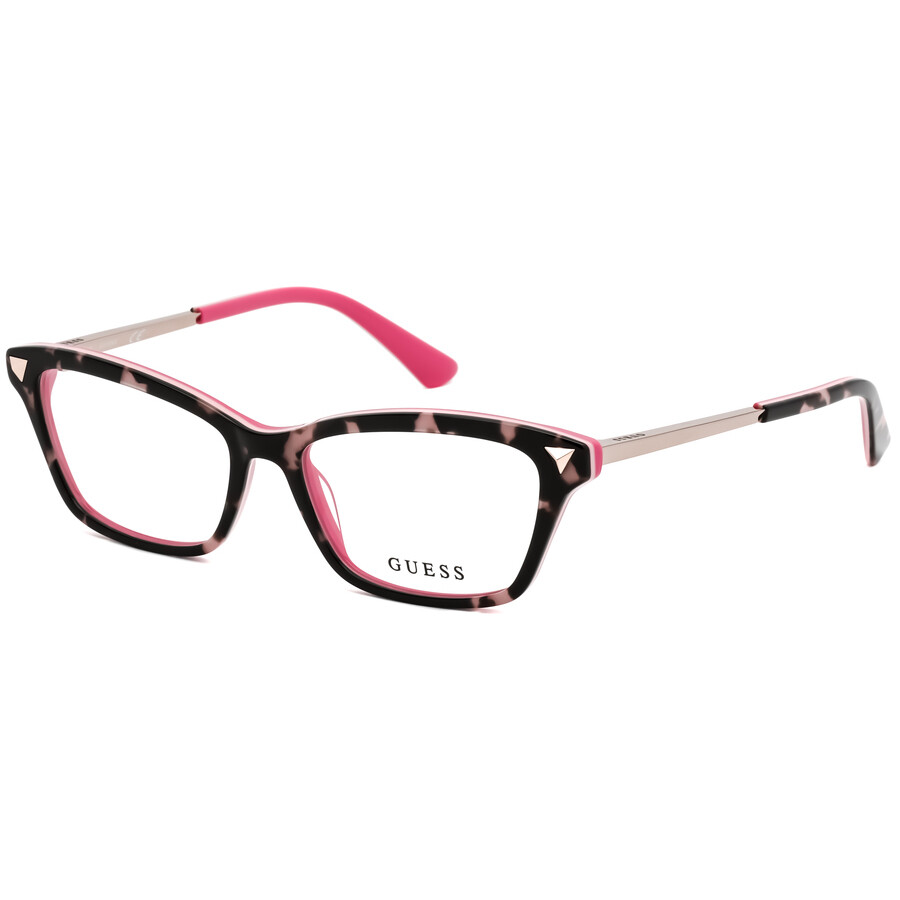 Guess Men's Pink Rectangular Sunglasses GU2797 074 52 889214156518 ...