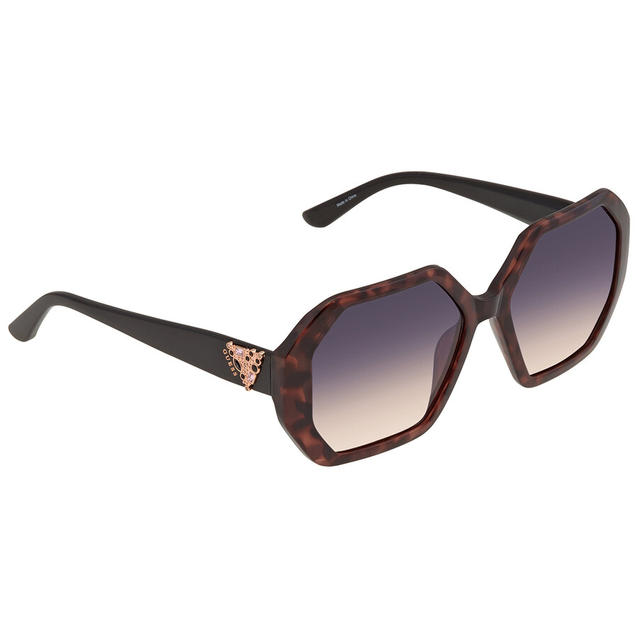 Guess Mirror Violet Geometric Ladies Sunglasses GU7789-S 74Z 58 ...