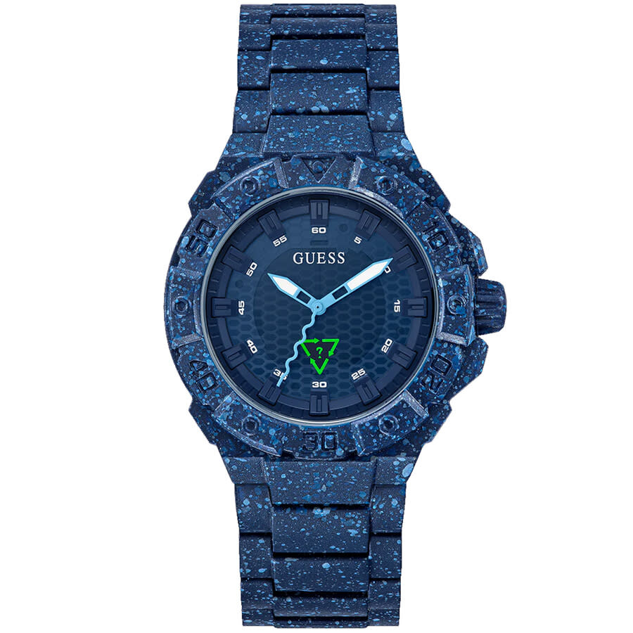 Guess Notide Ocean Plastic Quartz Blue Dial Men's Watch GW0507G1 ...