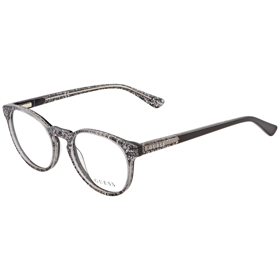 Guess Transparent Round Ladies Eyeglasses GU9182 005 494 889214067906 ...