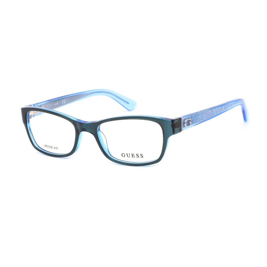 Guess Unisex Blue Rectangular Eyeglass Frames GU259109053 664689836697 ...