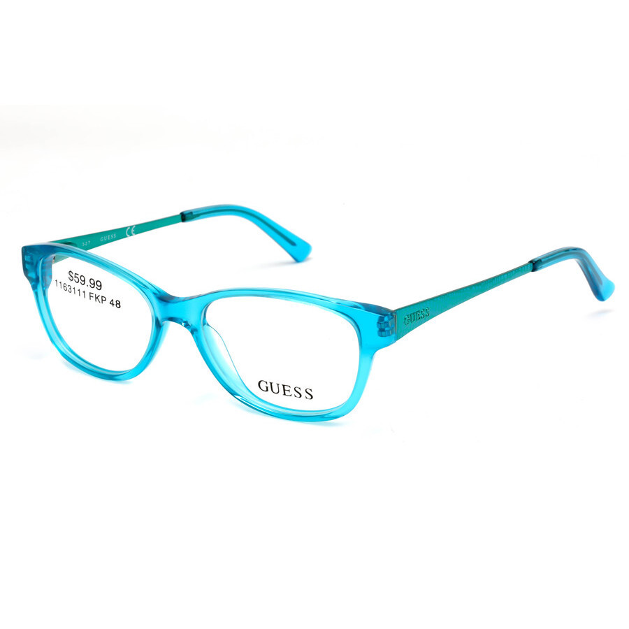Guess Unisex Blue Rectangular Eyeglass Frames GU9135-308948 ...