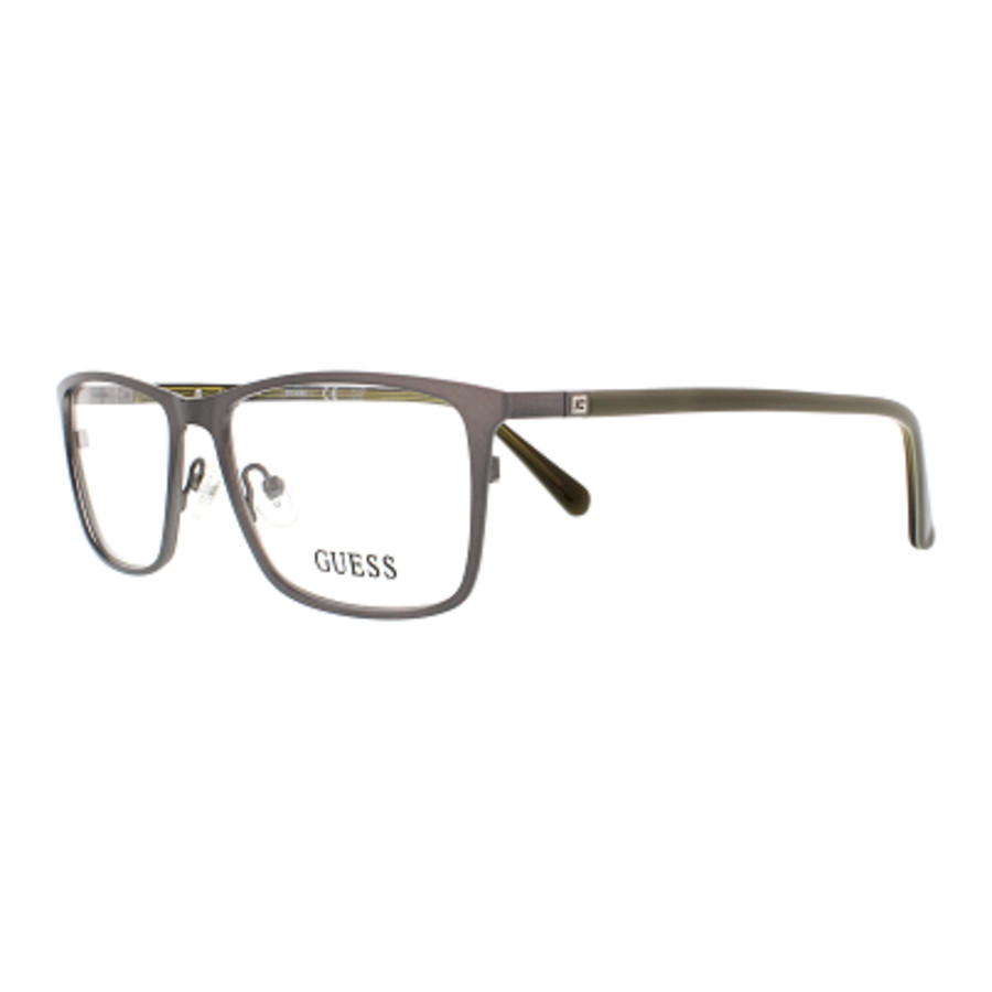 Guess Unisex Gunmetal Rectangular Eyeglass Frames GU1889953 ...