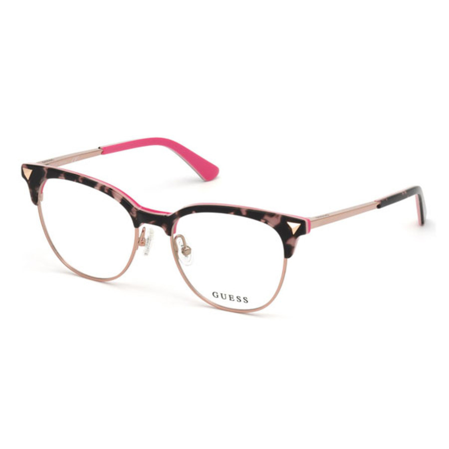 Guess Unisex Pink Oval Eyeglass Frames GU279807453 889214157904 ...