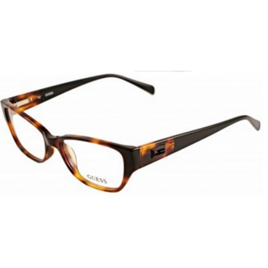 Guess Unisex Tortoise Square Eyeglass Frames GU2408TO52 715583959750 ...