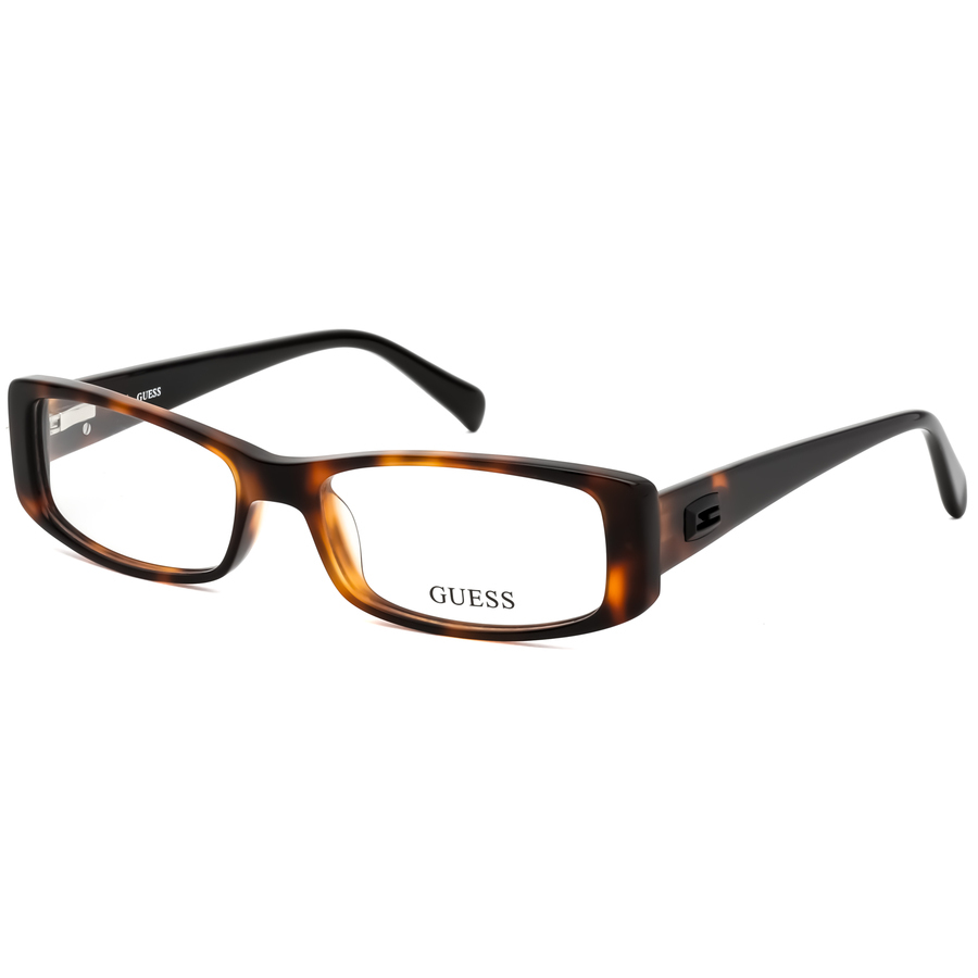 Guess Unisex Tortoise Square Eyeglass Frames GU2409(GU2409)S3053 ...