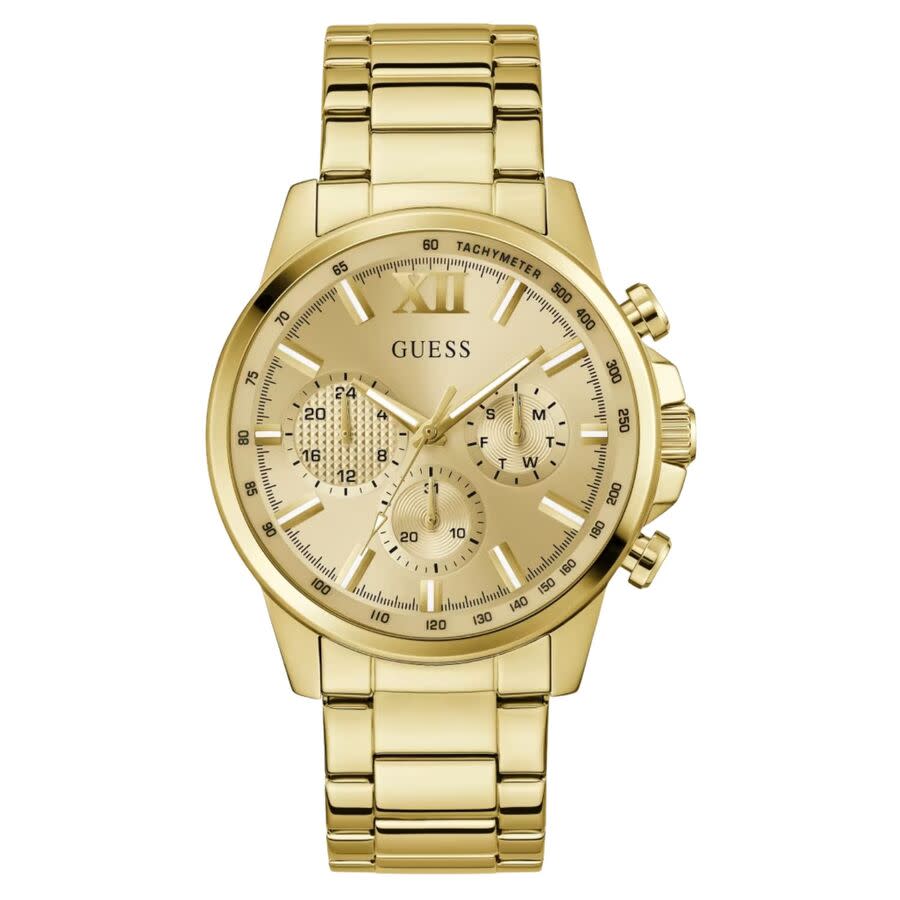 Guess Walker Quartz Gold Dial Men's Watch GW0900G2 091661564253 ...