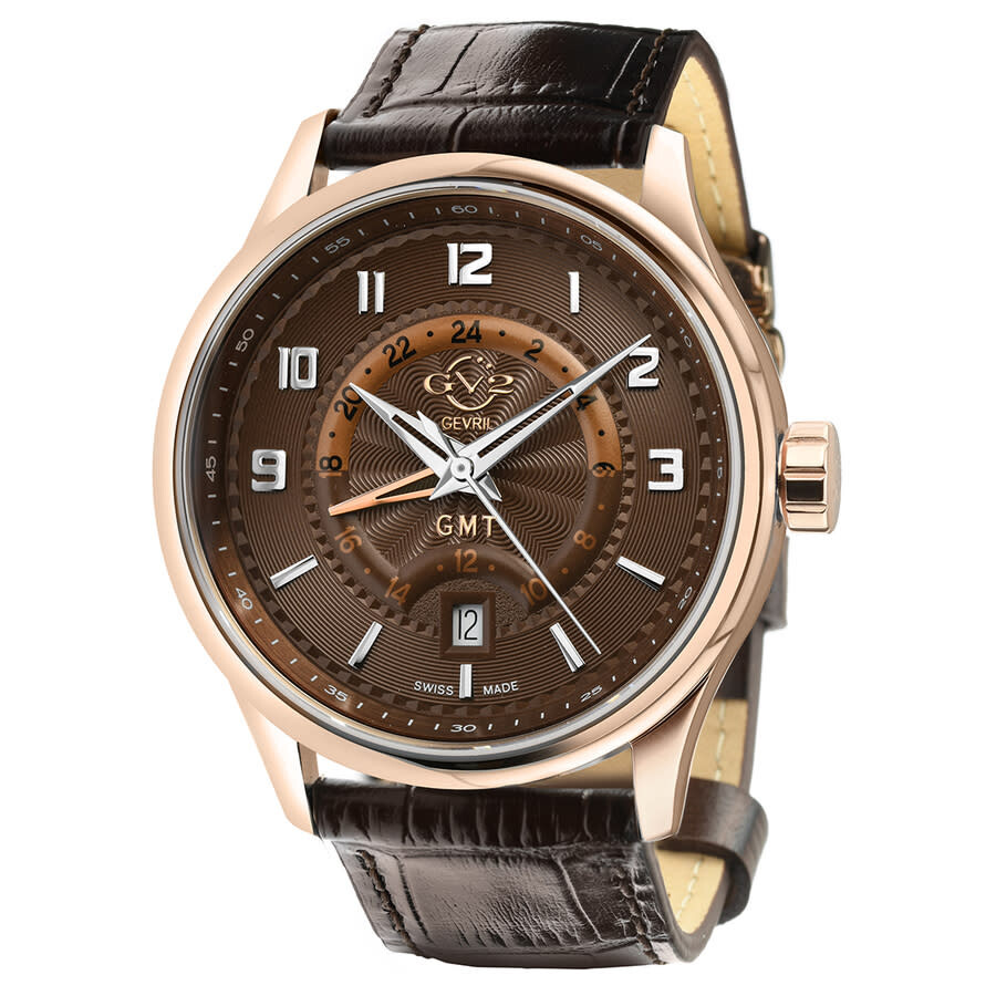 Gv2 By Gevril Giromondo Quartz Brown Dial Men's Watch 42305 ...