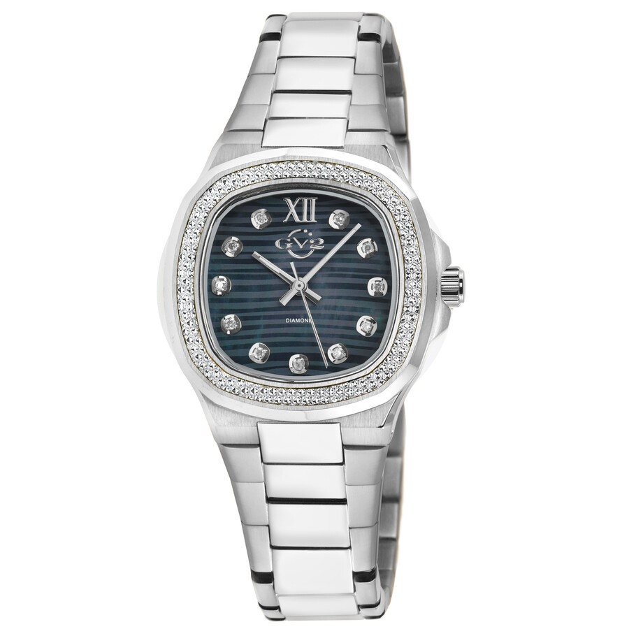 Gv2 By Gevril Potente Quartz Diamond Ladies Watch 18200B 840840129772 ...