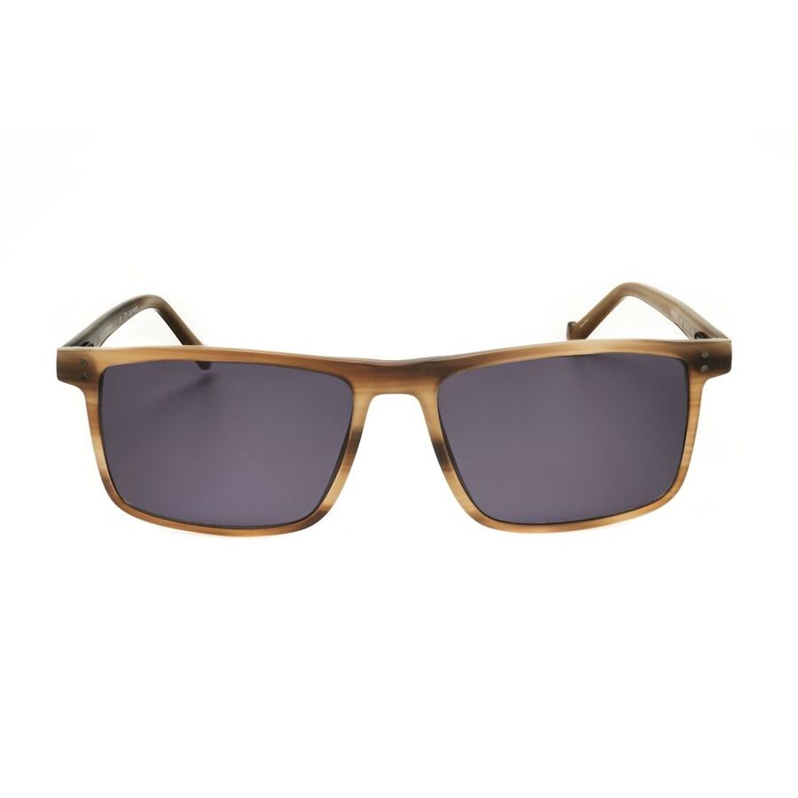 Hackett Men's Brown Rectangular Sunglasses HEBS209 840311405602 ...
