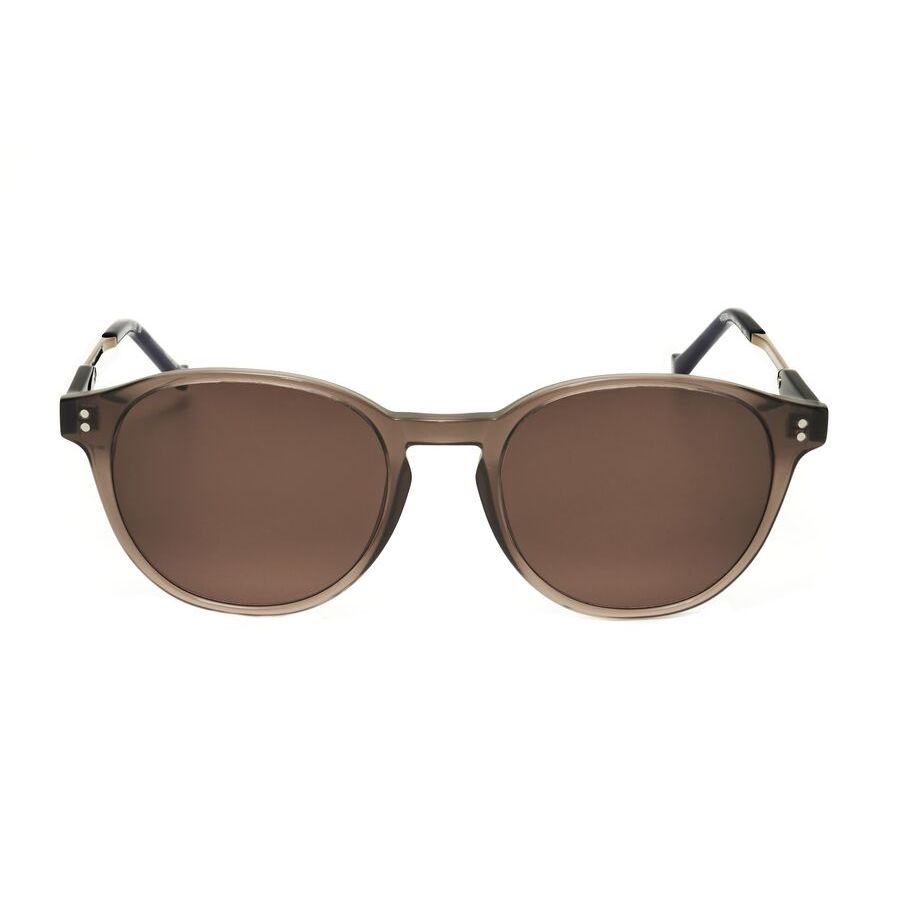 Hackett Men's Brown Round Sunglasses HEBS286 840311405855 - Sunglasses ...