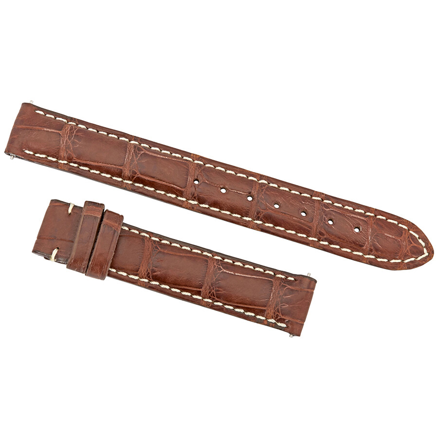 Hadley Roma 14 MM Matte Brown Alligator Leather Strap 14ABT02C ...