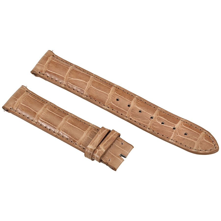 Hadley Roma 19MM Shiny Brown Alligator Leather Strap 19AAT08M - Watch ...