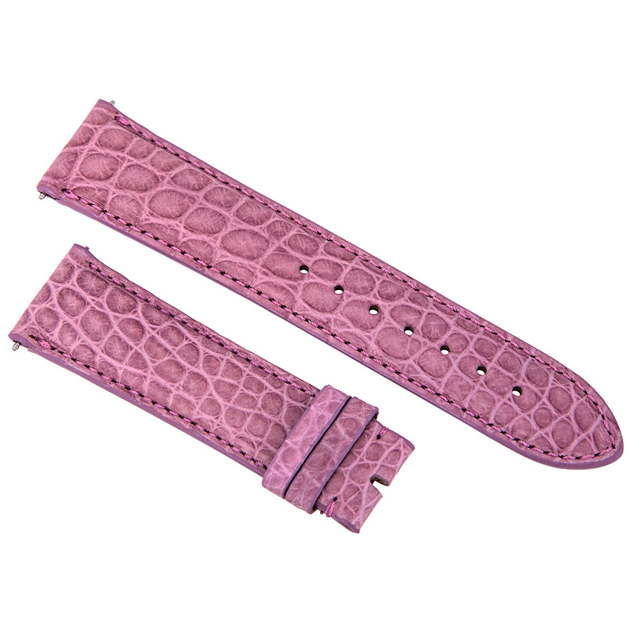 Hadley Roma 20 MM Matte Mauve Alligator Leather Strap 20ABR15M ...