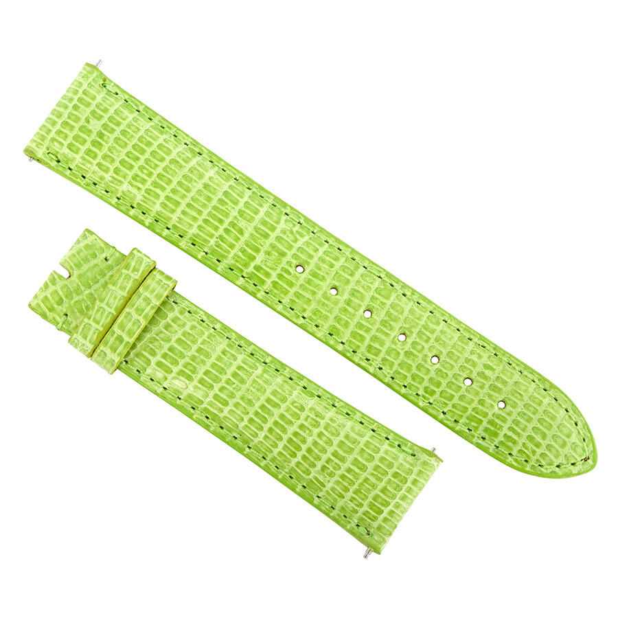 Hadley Roma 20 MM Shiny Lime Lizard Leather Strap 20LIZ3AM 722630878100 ...