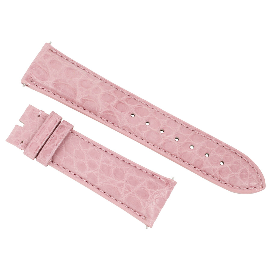 Hadley Roma 21 MM Matte Pink Alligator Leather Strap 21ABR48M ...