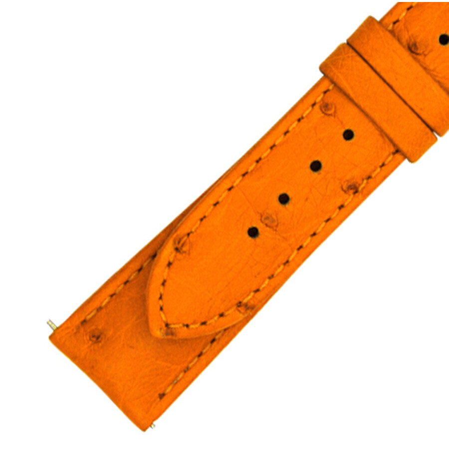 Hadley Roma 21 MM Matte Tan Ostrich Leather Strap 21OS31M 722630879220 ...