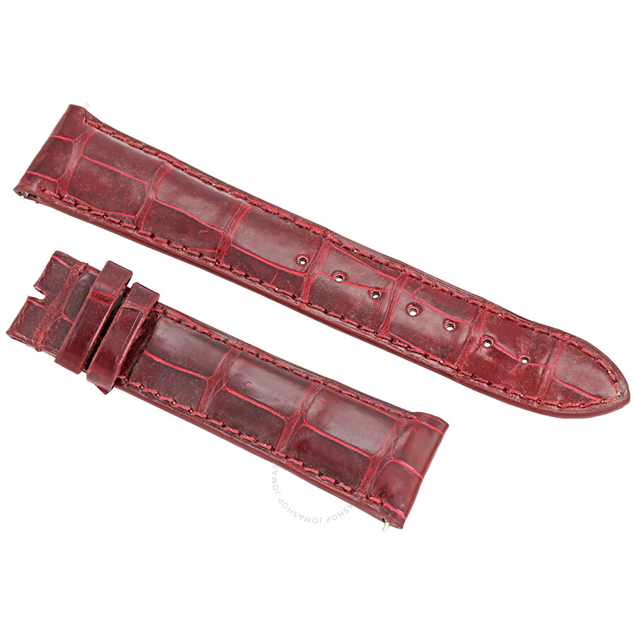 Hadley Roma Bright Wine 22 MM Alligator Leather Strap 22AAT38M - Watch ...
