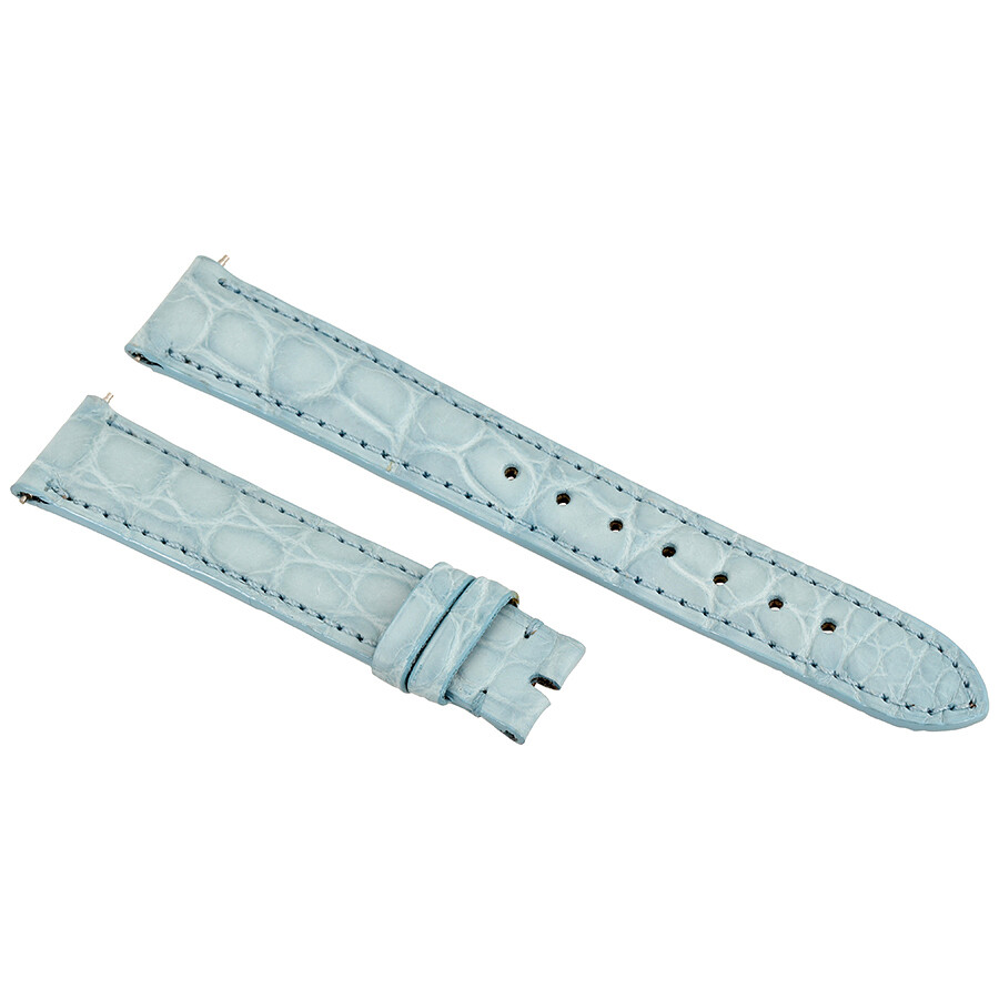 Hadley Roma Matte Baby Blue 16 MM Alligator Leather Strap 16ABR50M ...