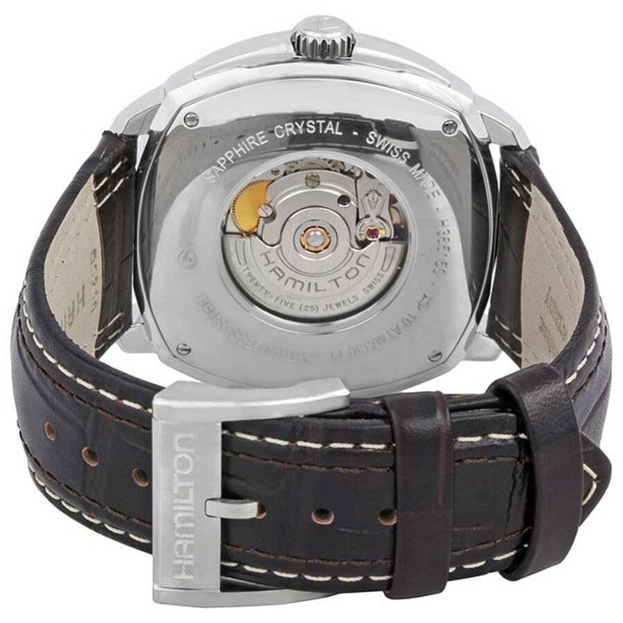 Hamilton Cushion 1923 Silver Dial Stainless Steel Men's Watch H36515555 ...