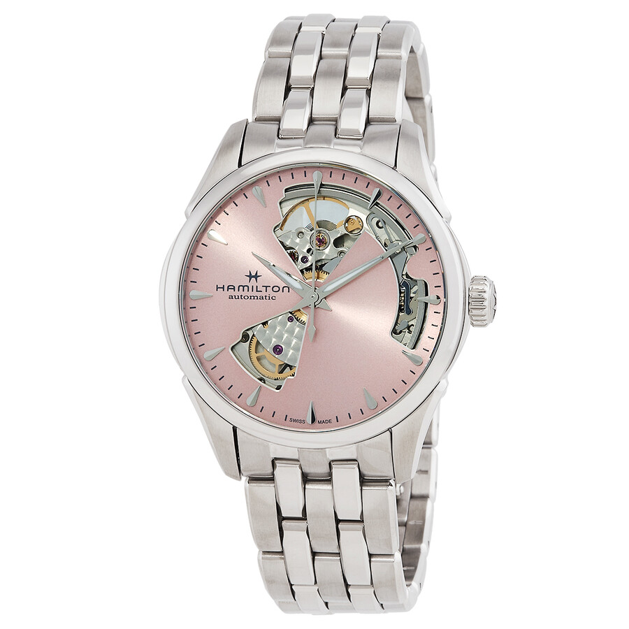 Hamilton Jazzmaster Automatic Pink Dial Ladies Watch H32215170 ...