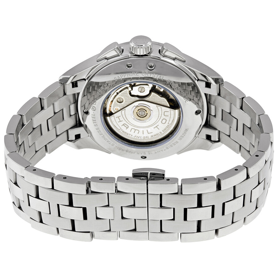 Hamilton Jazzmaster Maestro Chronograph Automatic Blue Dial Men's Watch ...