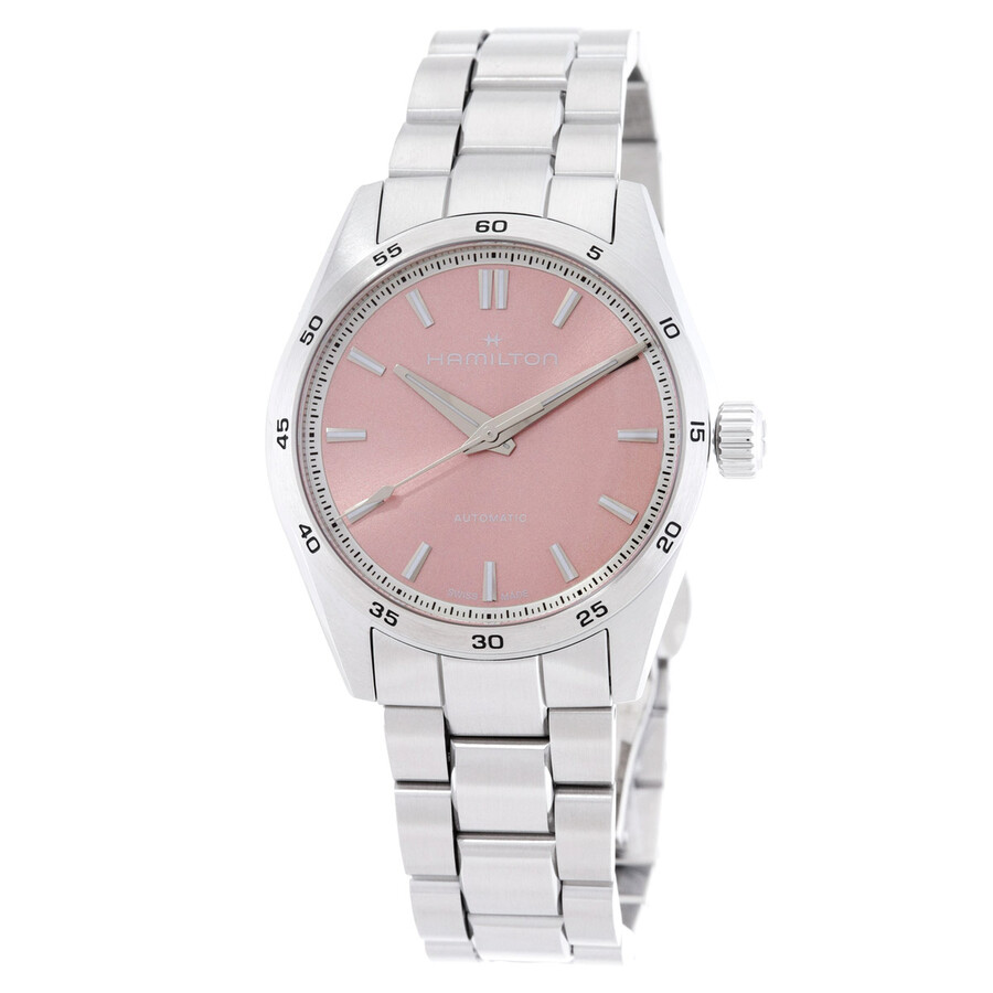 Hamilton Jazzmaster Performer Automatic Pink Dial Watch H36105171 ...