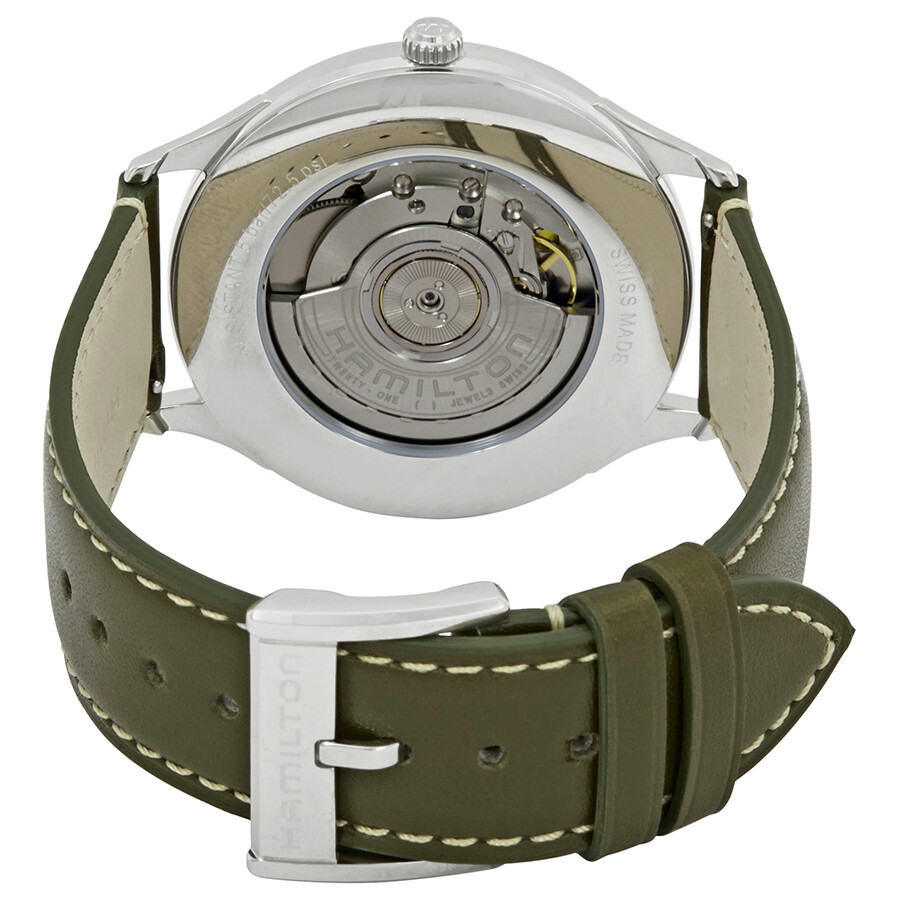 Hamilton Jazzmaster Thinline Automatic Silver Dial Men's Watch ...