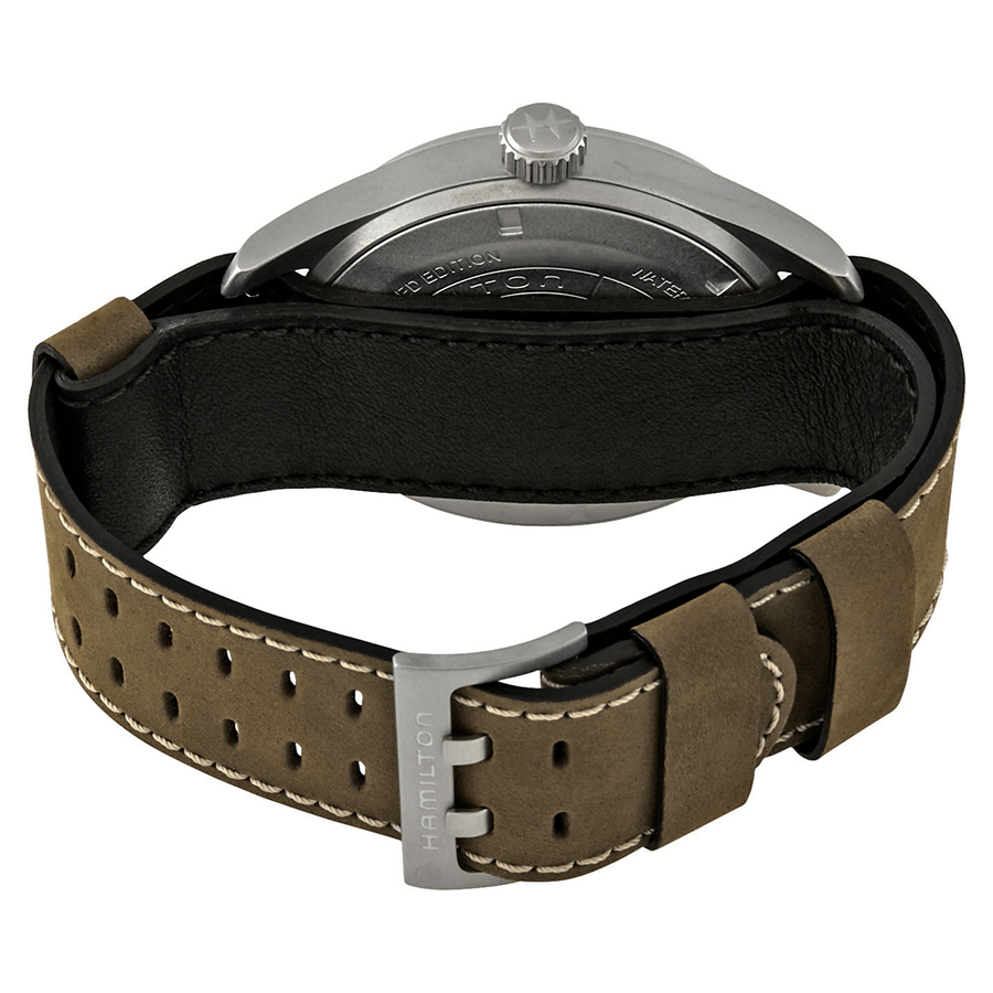 Hamilton Khaki Field Black Dial Men's Limited Edition Hand Wound Watch ...
