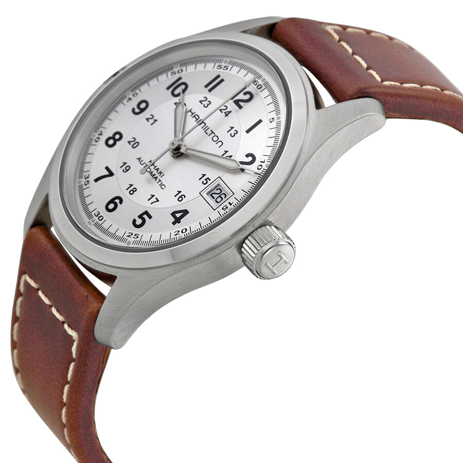 Hamilton Khaki Field Automatic Silver Dial Men's Watch H70455553 ...