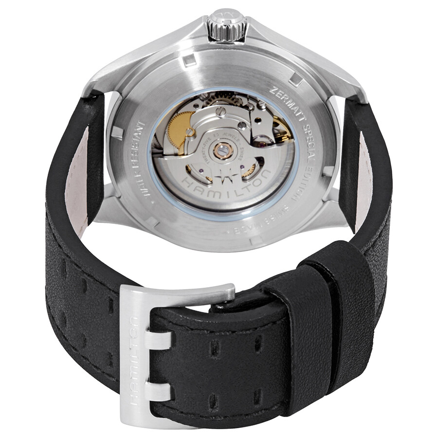 Hamilton Khaki Pilot Air Zermatt Automatic Black Dial Men's Watch ...