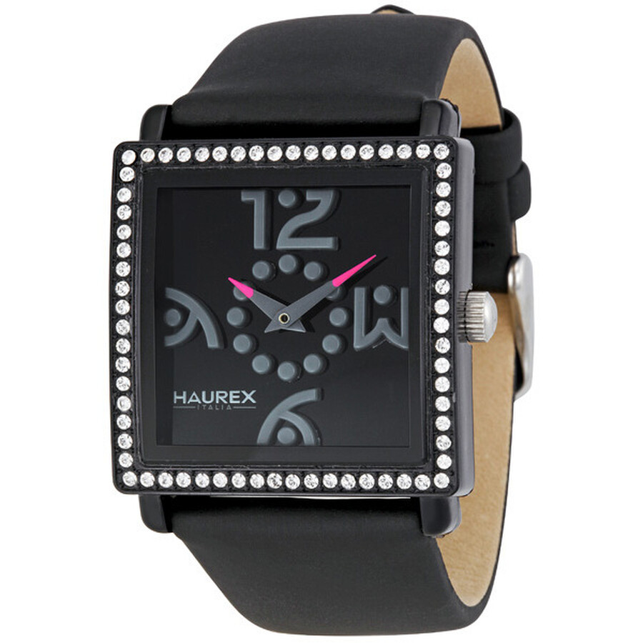 Haurex Italy Diverso Black and Grey Dial Ladies Watch NF369DNN ...
